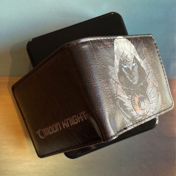 Moon Knight | Bags | Moon Knight Bifold Vegan Wallet | Poshmark